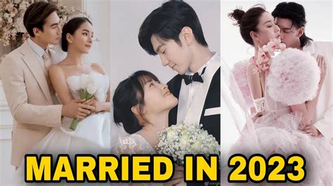 Top 3 Chinese Couple Get Married In 2023 Dylan Wang Chen Zheyuan