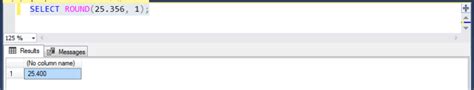 Sql Round Function
