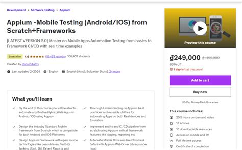 Share Appium Mobile Testing Androidios From Scratchframeworks