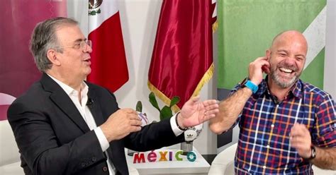Marcelo Ebrard Presume Foto Con Luis García A Horas Del Mundial Qatar 2022