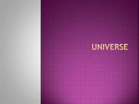Universe PowerPoint Slides LearnPick India