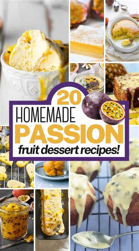 20 Passion Fruit Desserts Youll Love