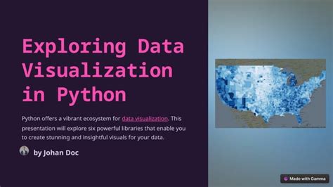 exploring data visualization in python pptx