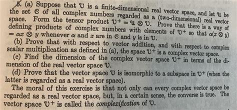 A Suppose That V Is A Finite Dimensional Real Chegg