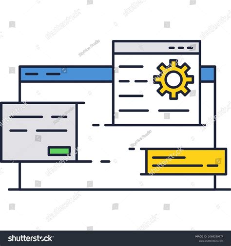 Computer Window Interface Vector Web Browser Stock Vector Royalty Free 2068329974 Shutterstock