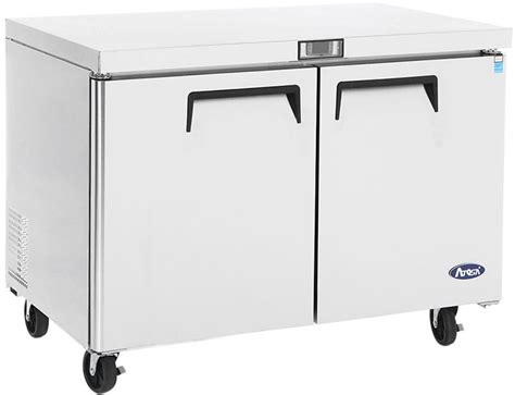 Atosa Mgf8406gr 48 2 Solid Door Undercounter Freezer