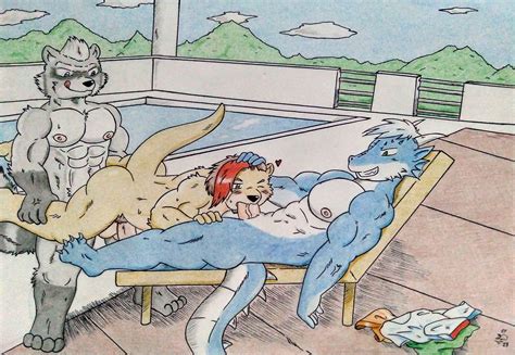 Rule 34 Anal Anal Sex Anthro Ass Barazoku Biceps Black Nose Blue Body