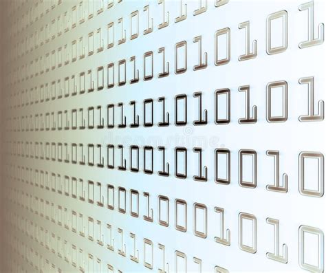 Wall Of Binary Code Stock Illustration Illustration Of Code 493723