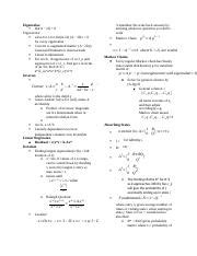 AMS 210 Midterm 2 Cheat Sheet Recovered Eigenvalue Det A I 0 Eigenvector Solve For For Det A