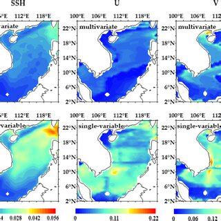 Spatial Maps Of Mean Absolute Errors MAEs Of Reconstruction By