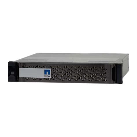 Netapp Fas26 Series Installation And Setup Instructions Pdf Download Manualslib