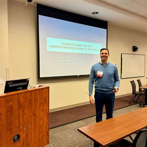 Optometry Diabetes Speaker Northcarolina Healthcare Ryan Corte Od