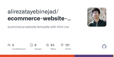 Github Alirezatayebinejadecommerce Website Html Css Ecommerce Website Template With Html Css