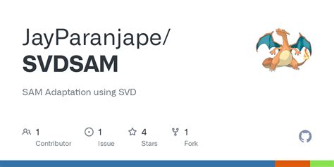 Github Jayparanjapesvdsam Sam Adaptation Using Svd
