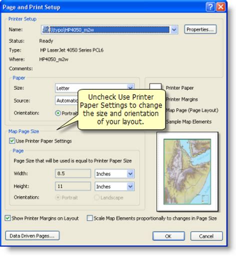 Acerca de la impresión de mapaAyuda ArcGIS Desktop