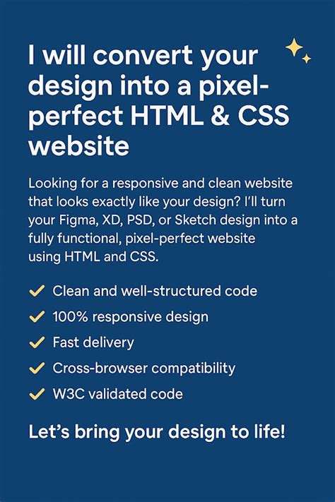 Design Layout Using Html Css Or Javascript By Sararao Fiverr