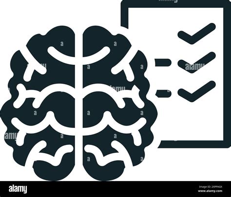 Human Brain Processing Information And Checking Tasks Icon Stock Vector Image And Art Alamy