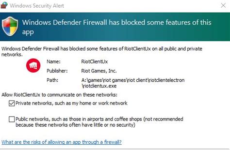 What Is This New Firewall Popup After The Critical Updates R