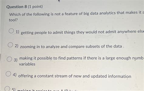 Solved Question 8 1 ﻿pointwhich Of The Following Is Not A