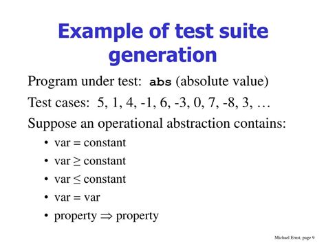 Ppt Improving Test Suites Via Operational Abstraction Powerpoint Presentation Id2949971