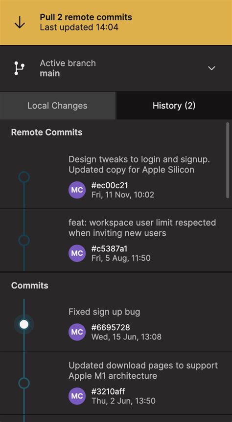 Version Control Fluxscape Docs