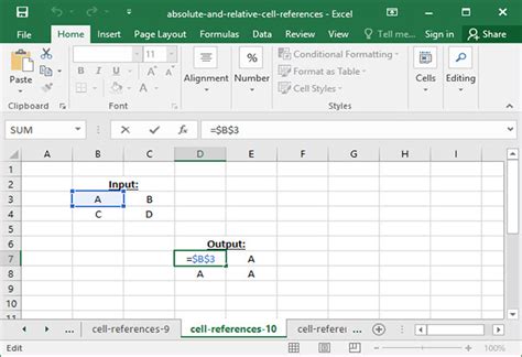 Absolute And Relative Cell References Deskbright
