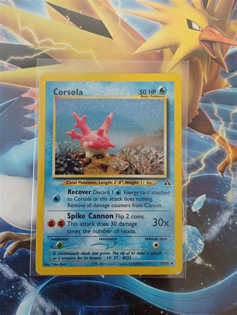Corsola Neo Vintage Pokémon Tcg Karte Gebraucht In Altstätten Sg