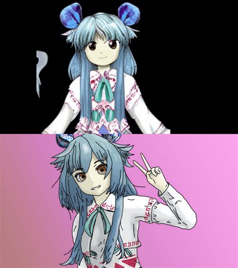 I Saw An Ai Generated Touhou On Twitter And It Seemed Cute So I Drew It R Touhou