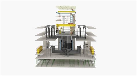 3d Cross Section Reactor Chernobyl Model Turbosquid 2138566