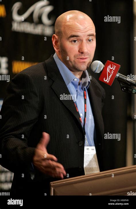 Ufc President Dana White At A Press Conference At The Ultimate Fighting