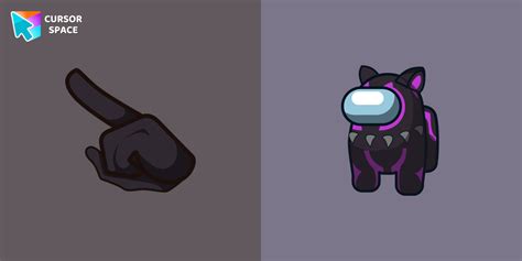 Custom Cursor Cursor Among Us Black Panther Character For Chrome Theme