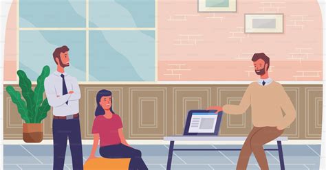 사무실 직원 업무 및 커뮤니케이션 머리와 부하 다양한 근로자 관리자 팀 작업 영역에 있는 비즈니스 직원 사무원 동료 프로젝트 팀워크에 대해 논의하는 동료들