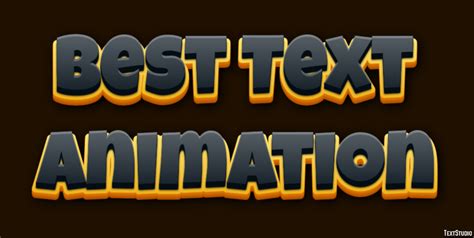 Best Text Animation Text Effect And Logo Design Font