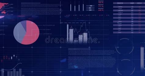 Displaying Analytics Dashboard Showing Pie Chart And Column Chart With