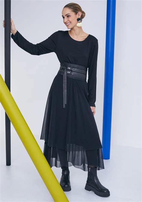 Naya Mesh Skirt Maxi Dress Black Mcelhinneys