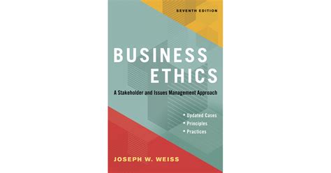 Business Ethics Seventh Edition 7th Edition Book
