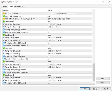 Grid Expert Advisor Alphaheim