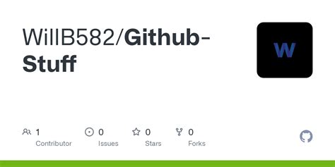 Github Willb582github Stuff