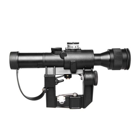 China Dragunov Sniper Rifle Scope Svd 4x24 Red Illuminated Ffp Reticle