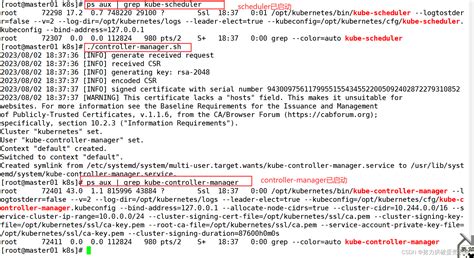 二进制安装k8s单master集群架构 Csdn博客