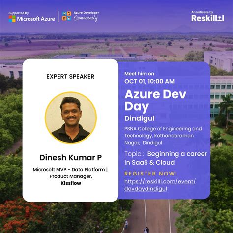 Azure Developer Community On Linkedin Devday Dindigul Azure Azuredevday
