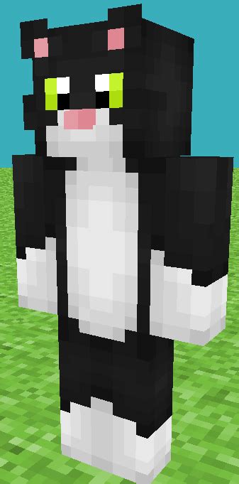 Tuxedo Cat Minecraft Skin
