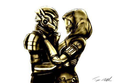 Shepard And Tali I Have A Home By Monobryn47 On Deviantart