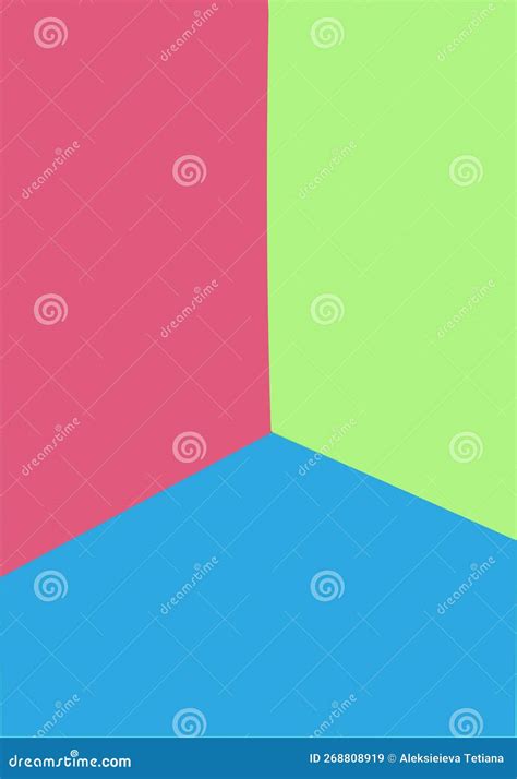 Abstract Pastel Colored Paper Texture Minimalism Background 3d Geometric Shapes And Lines In