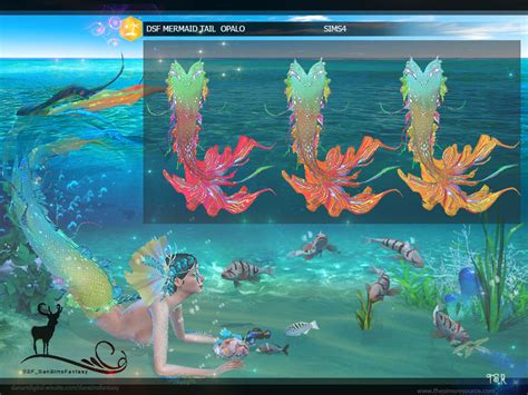 The Sims Resource Dsf Mermaid Tail Opalo