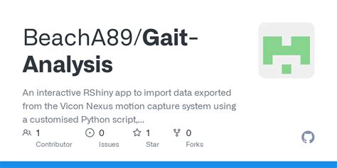 Github Beacha89gait Analysis An Interactive Rshiny App To Import