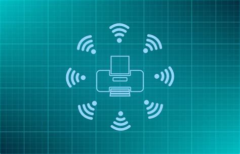 와이파이 액세스 기호 파란색 배경에 터 일러스트레이션 프리미엄 벡터