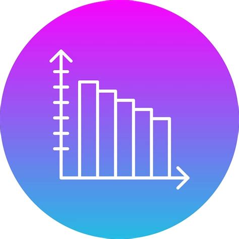 premium vector bar graph icon