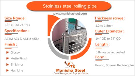 Stainless Steel Railing Pipe Ss Railing Square Pipe Manufacturer