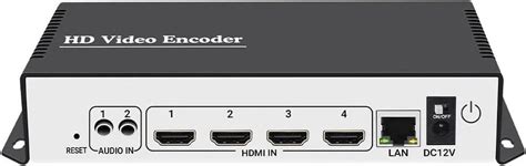 Custom 4K 4 Channels H 265 H 264 HDMI IP Video Streaming Encoder 4K Video Encoder And H 265